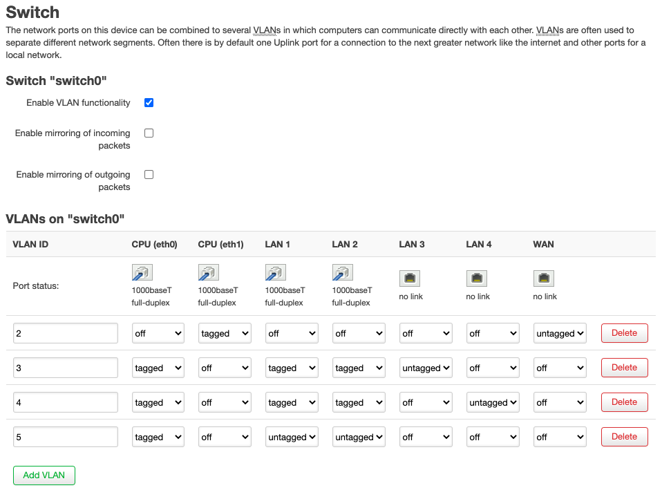 Configuring an OpenWRT Switch to work with SSID VLANS on a UAP-AC-PRO ...